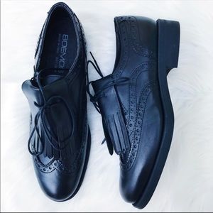 Boemos | Shoes | Boemos Womens Black Leather Oxford Shoes | Poshmark